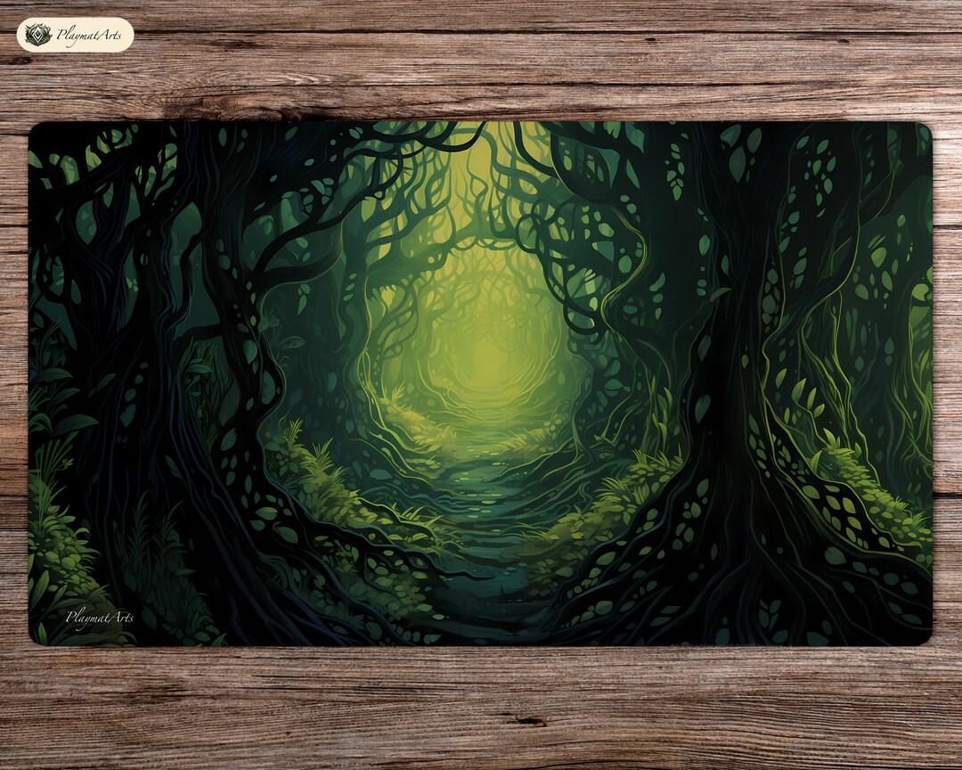 Eldraine Forest 24x14 Playmat MTG Board Game Mat for TCG - Etsy