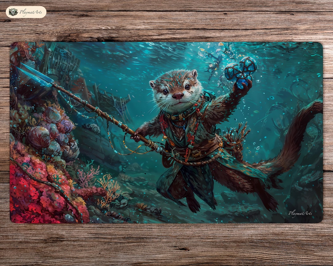 Bria, Riptide Rogue - Bloomburrow - 24"x14" - Playmat MTG - Board Game Mat for TCG - Etsy