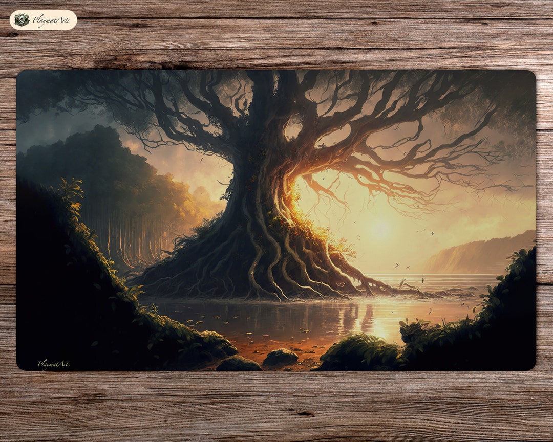 Tree of Life - 24"x14" - Playmat MTG - Board Game Mat for TCG - Etsy