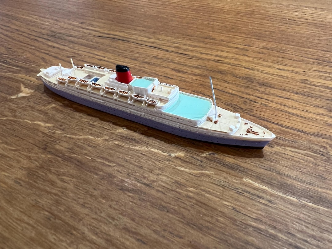 Reina Del Mar - 1/1250 Cruise Ship Model - L30 - Len Jordan - Etsy