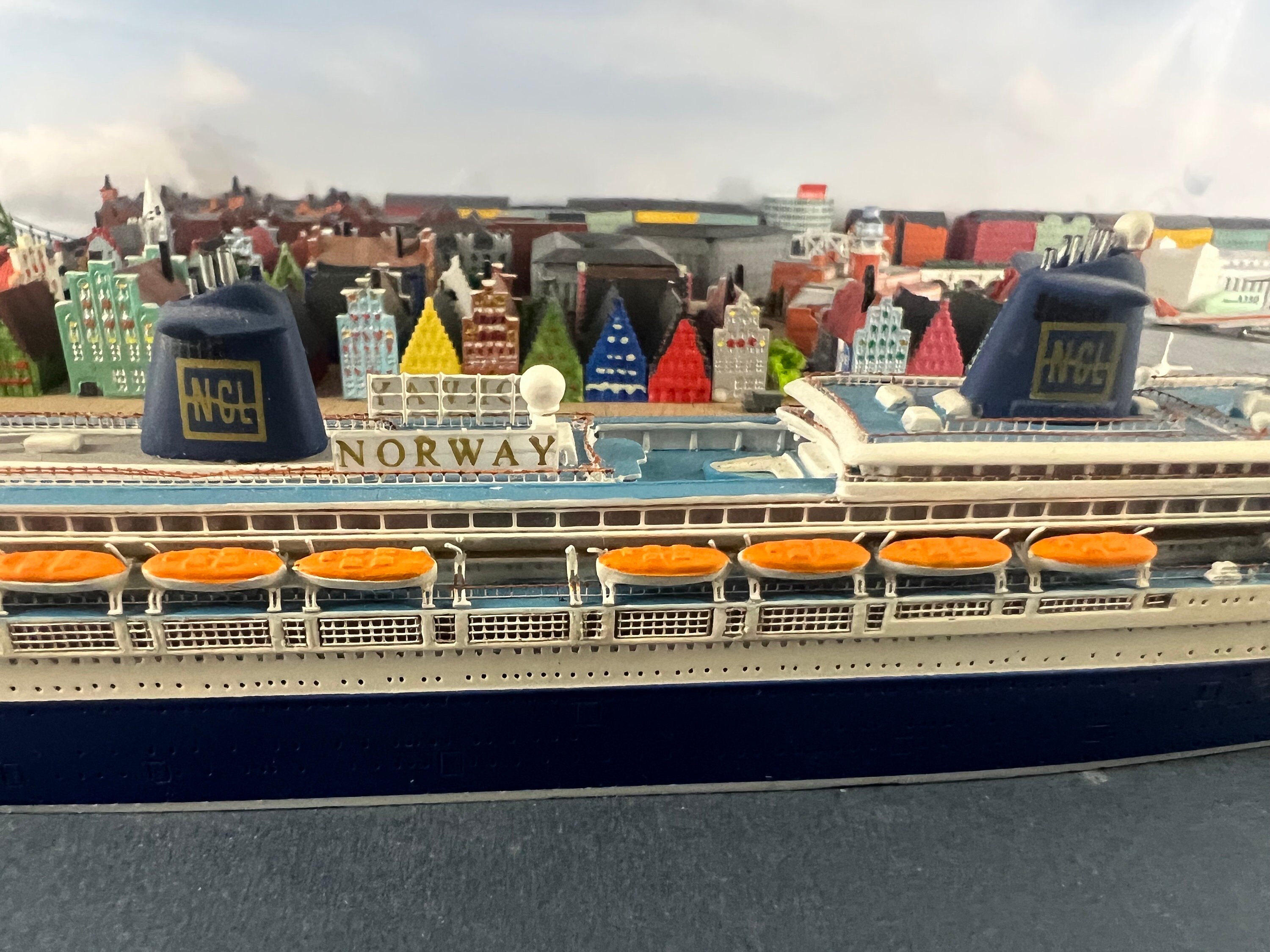 SS Norway 1/1250 Cruise Ship Model CSC23 Classic Ship Collection NCL - Etsy