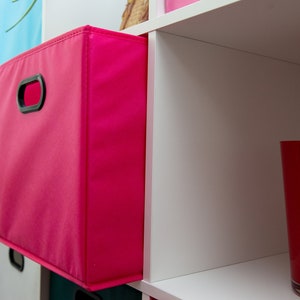 DARK PINK Best Box for Kallax (33x38x33), Classic Plain Box, Storage ...