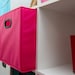 DARK PINK Best Box for Kallax 33x38x33, Classic Plain Box, Storage Box ...
