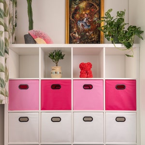 DARK PINK Best Box for Kallax (33x38x33), Classic Plain Box, Storage ...