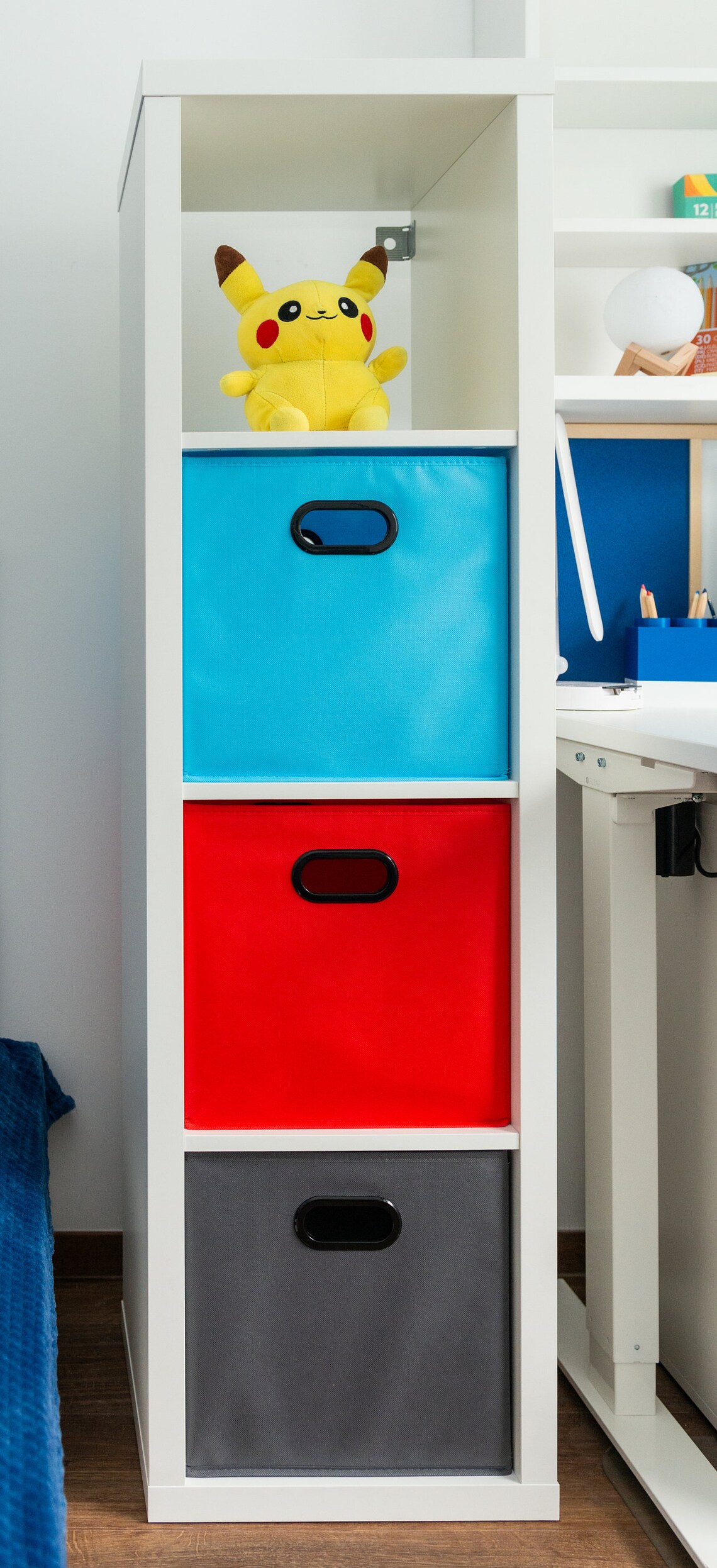 LIGHT BLUE Best Box for Kallax 33x38x33, Classic Plain Box, Storage Box ...