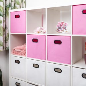 Light Pink Storage Box for Kallax Shelf, Home Office Organizer - Etsy