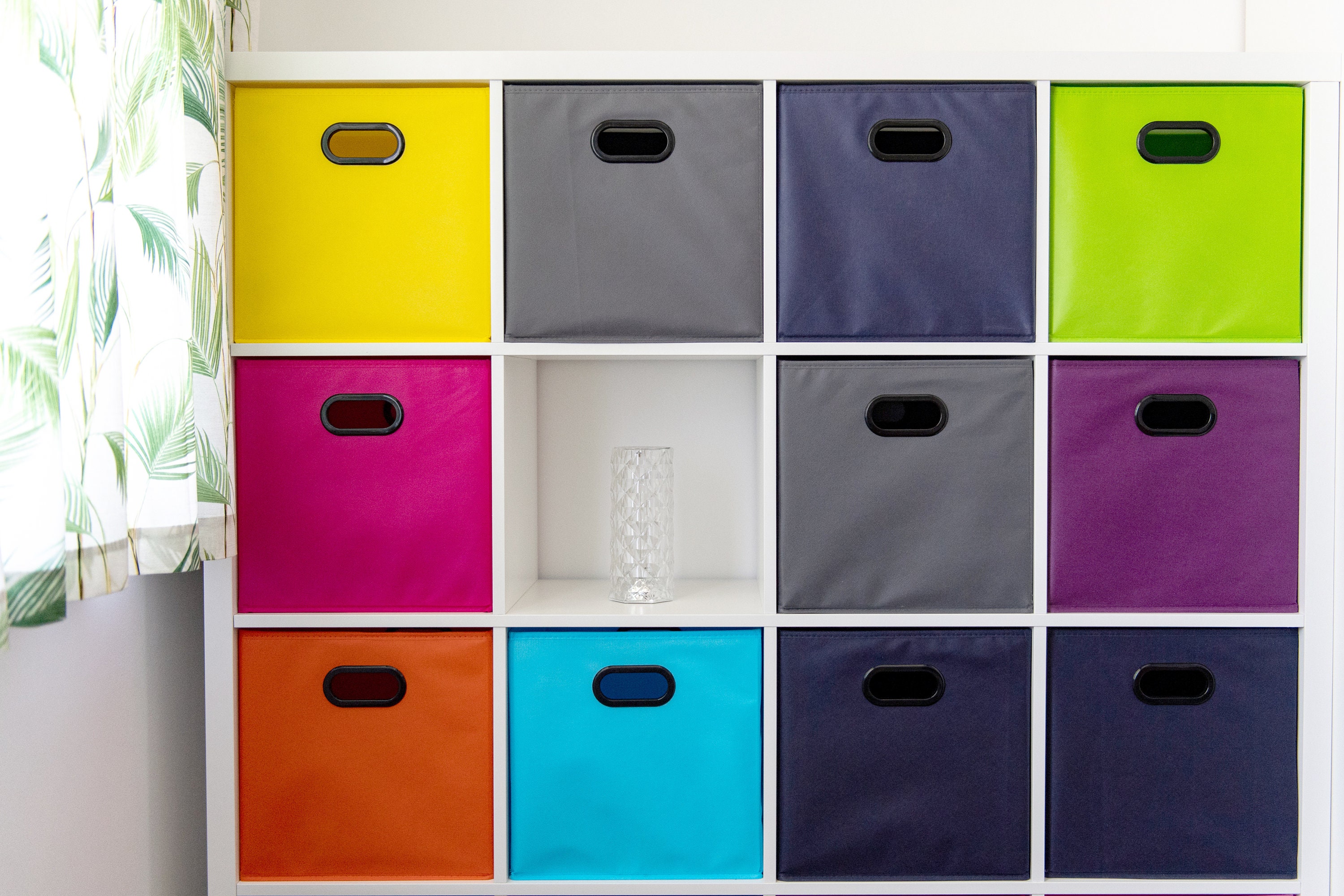 LIGHT BLUE Best Box for Kallax 33x38x33, Classic Plain Box, Storage Box ...