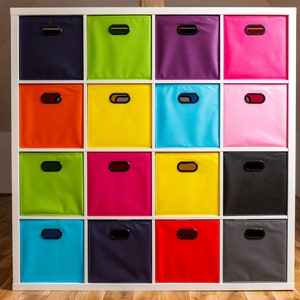 DARK PINK Best Box for Kallax 33x38x33, Classic Plain Box, Storage Box ...