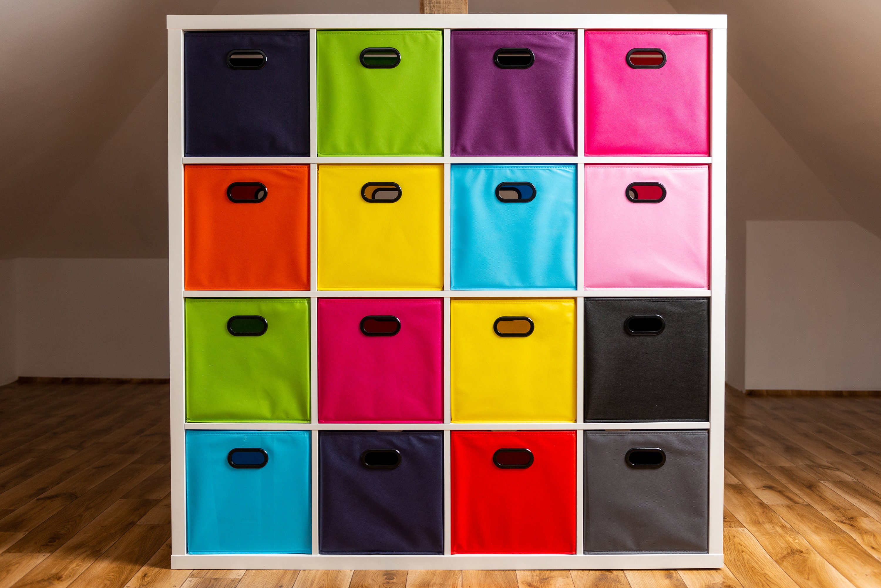 DARK PINK Best Box for Kallax 33x38x33, Classic Plain Box, Storage Box ...