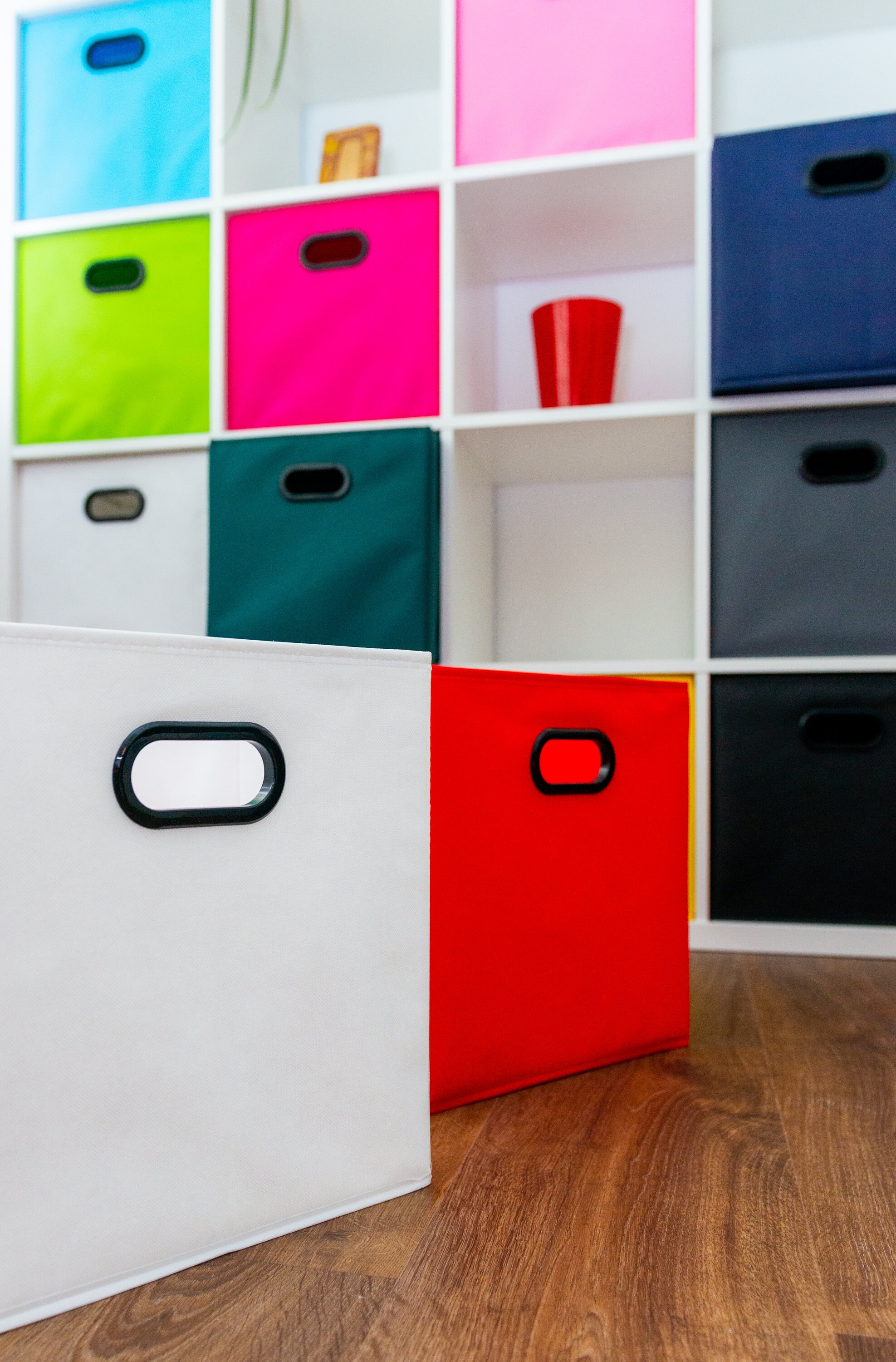 DARK PINK Best Box for Kallax (33x38x33), Classic Plain Box, Storage ...