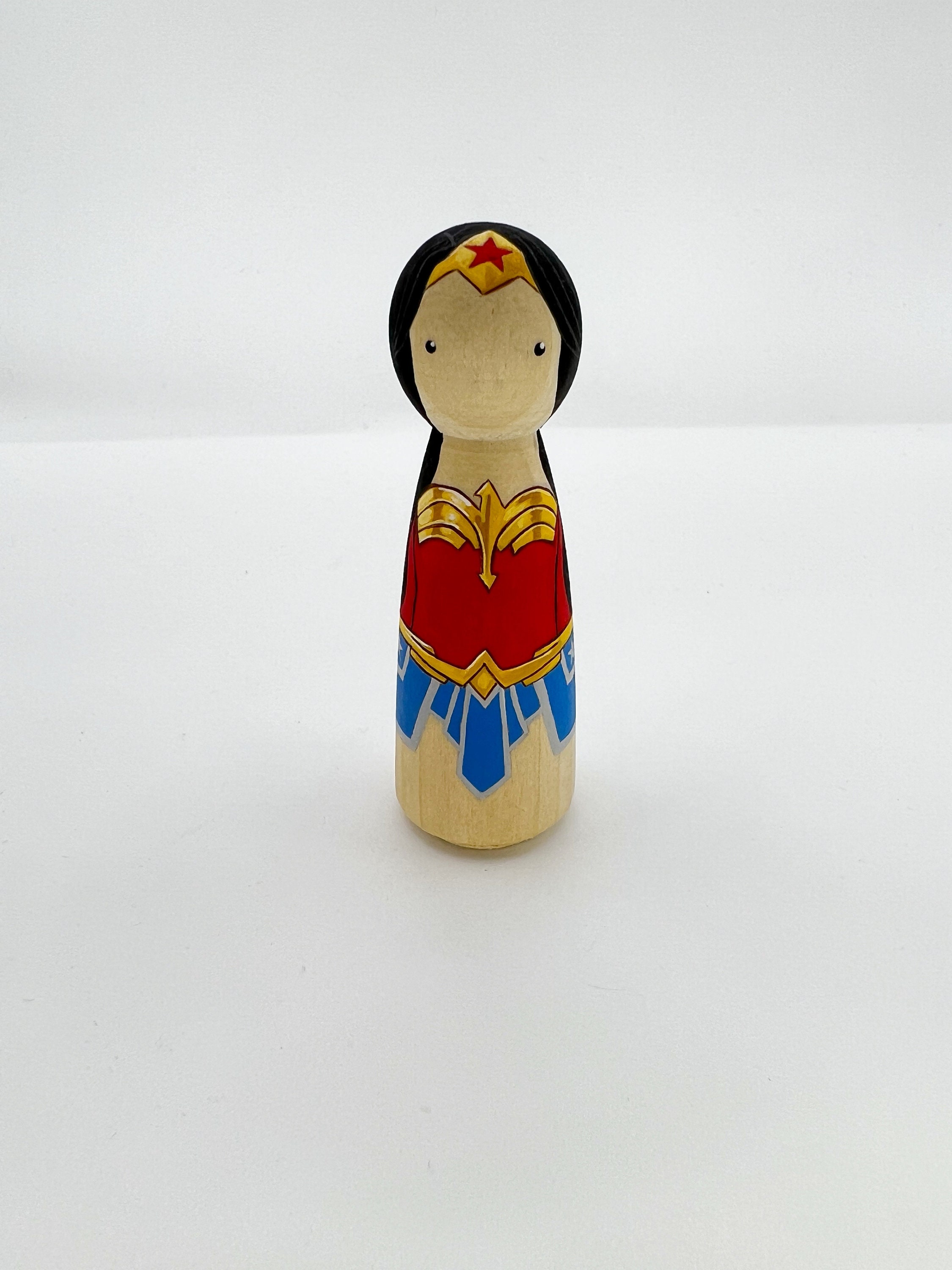 Super Hero Peg Dolls - Etsy