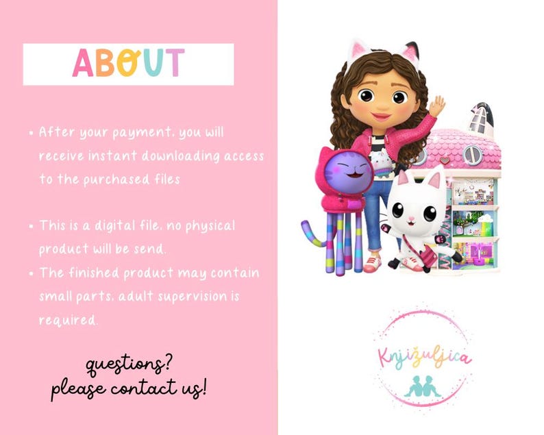 Gabby Dollhouse Busy Book Printable Preschool Binder - Etsy