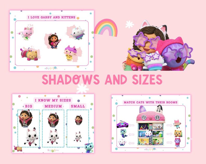 Gabby Dollhouse Busy Book Printable Preschool Binder - Etsy