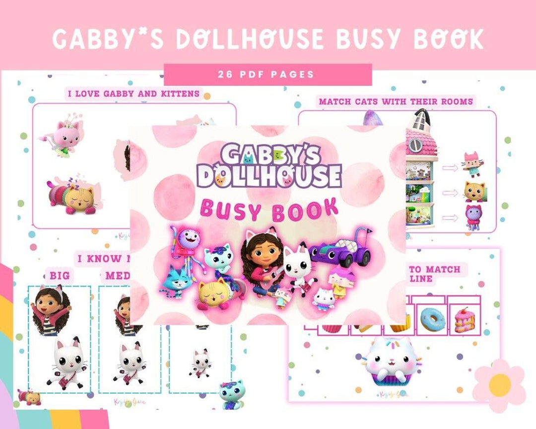 Gabby Dollhouse Busy Book Printable Preschool Binder - Etsy