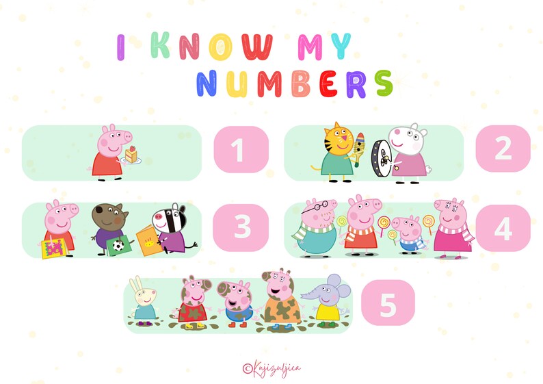 Birthday Printable Busy Book Peppa Pig Theme. - Etsy