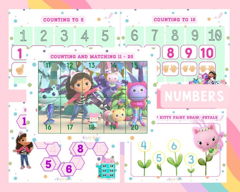 Gabby Dollhouse Busy Book Printable Preschool Binder - Etsy