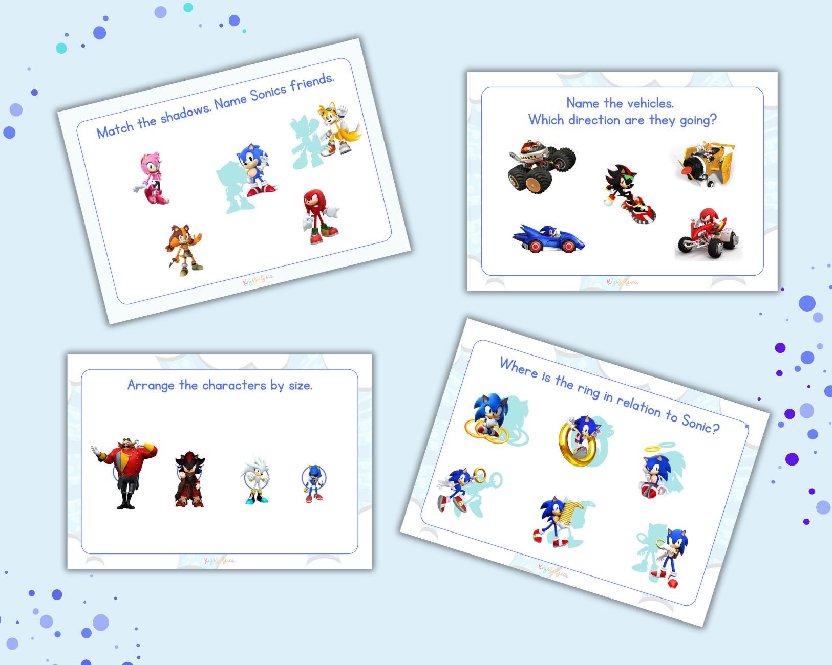Sonic Busy Book - Interactive Activity Book for Kids Fun Learning ...