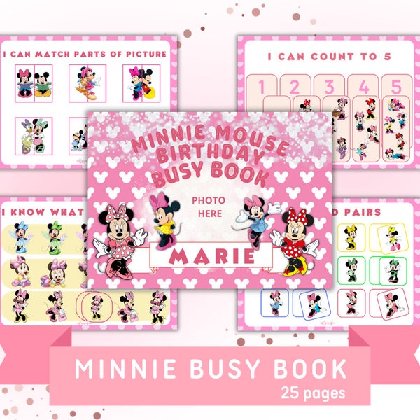 Minnie Mouse Learning Activity - Etsy