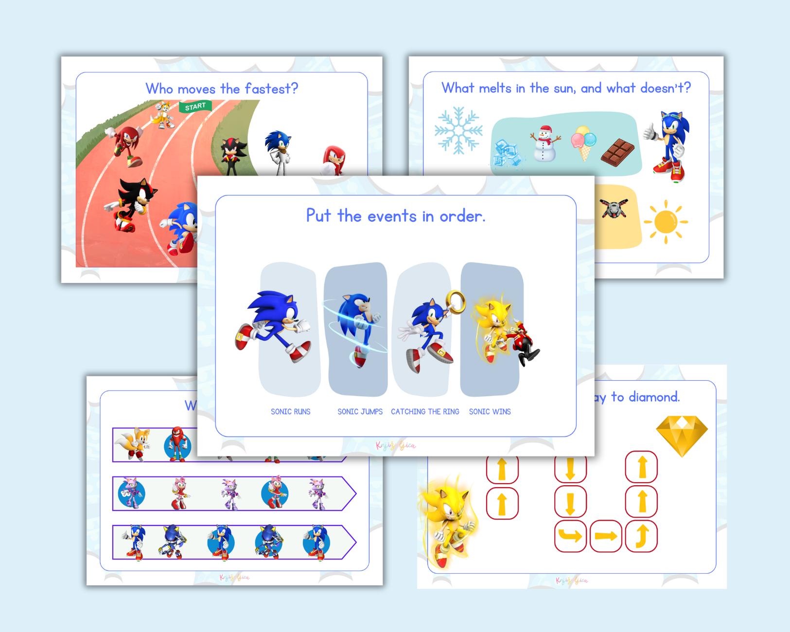 Sonic Busy Book - Interactive Activity Book for Kids Fun Learning ...