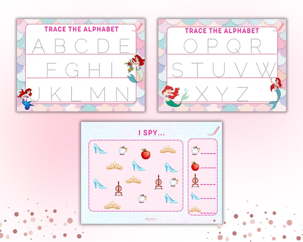 Princess Busy Book, Activity Printable Toddler, Birthday Busy Book ...