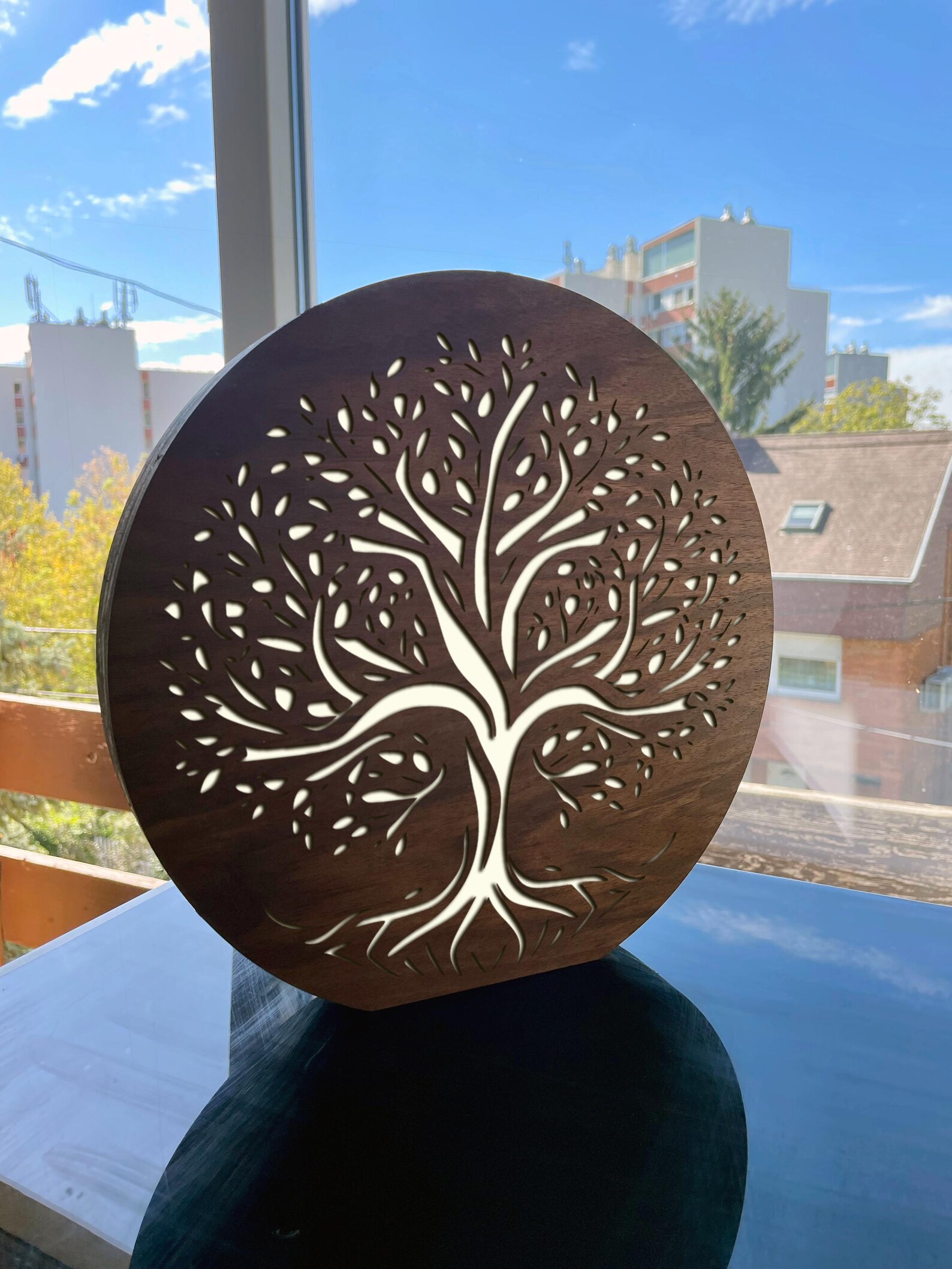 The Tree of Life LED Lamp, Meditation Lamp, Spiritual Decor, Yoga ...