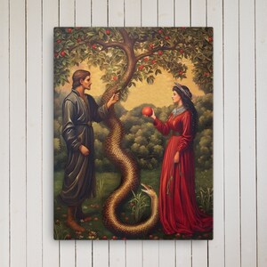 Adam and Eve, Forbidden Fruit, Garden of Eden, Genesis, Biblical Story ...