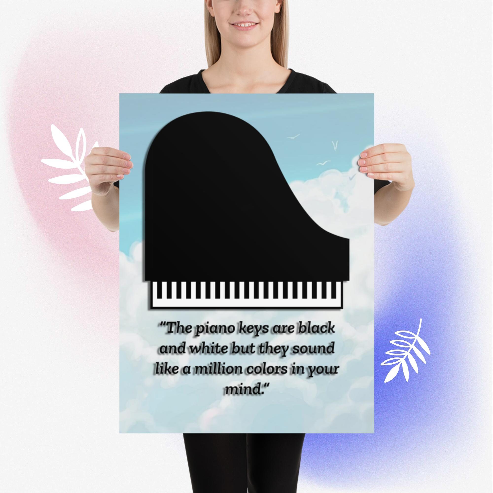 Piano Wall Art, Pianist Wall Art, Music Room Decor, Music Posters ...