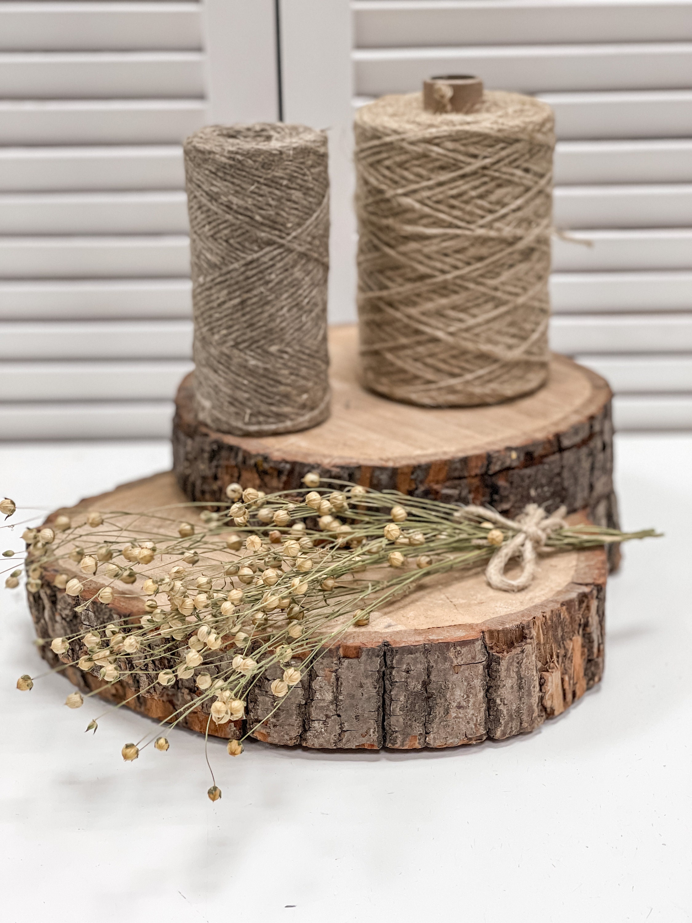 Natural Flax Twine Twisted Flax Cord Flax Rope Flax String - Etsy Australia