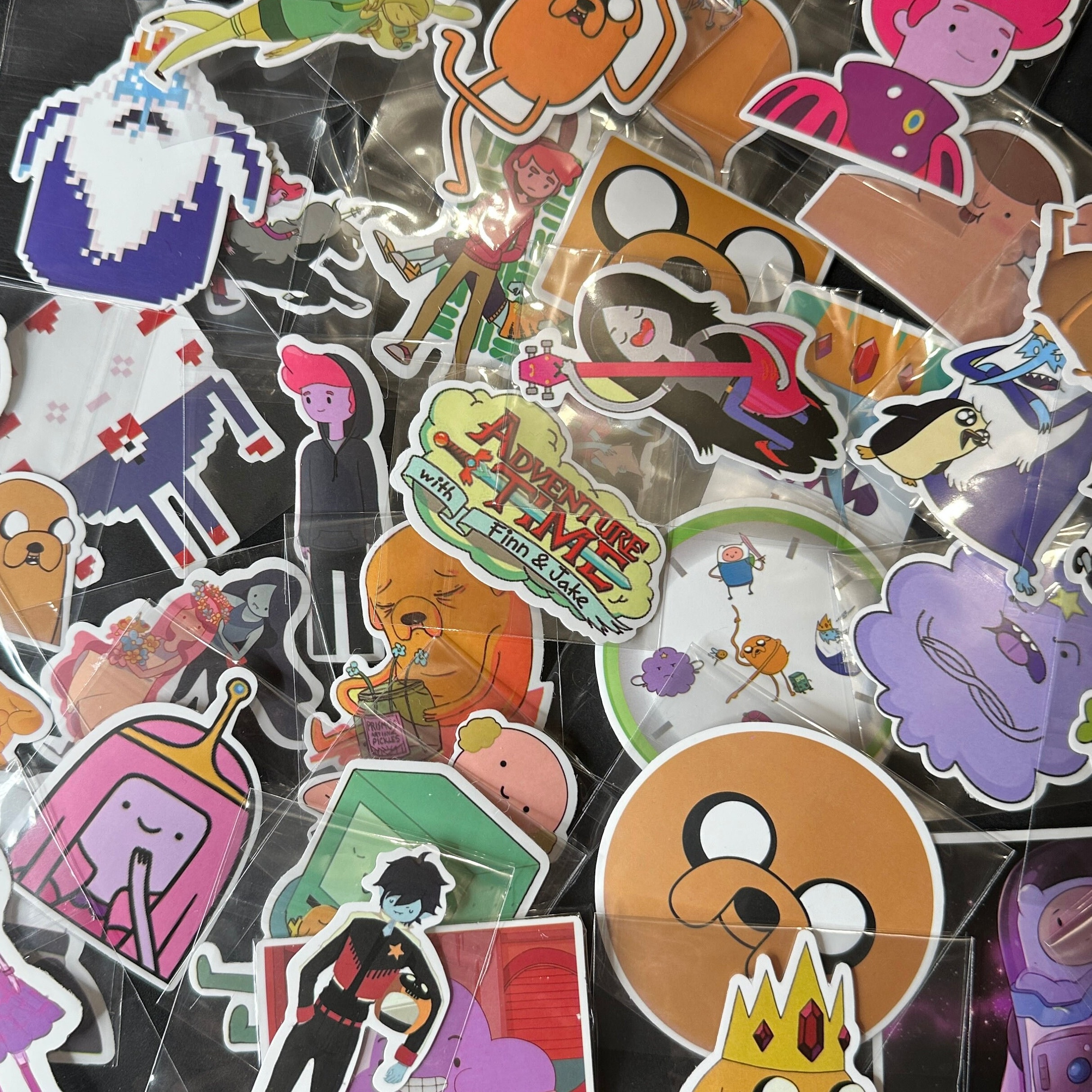 Adventure Time Cartoon Characters Waterproof Vinyl Stickers | Set of 5 ...