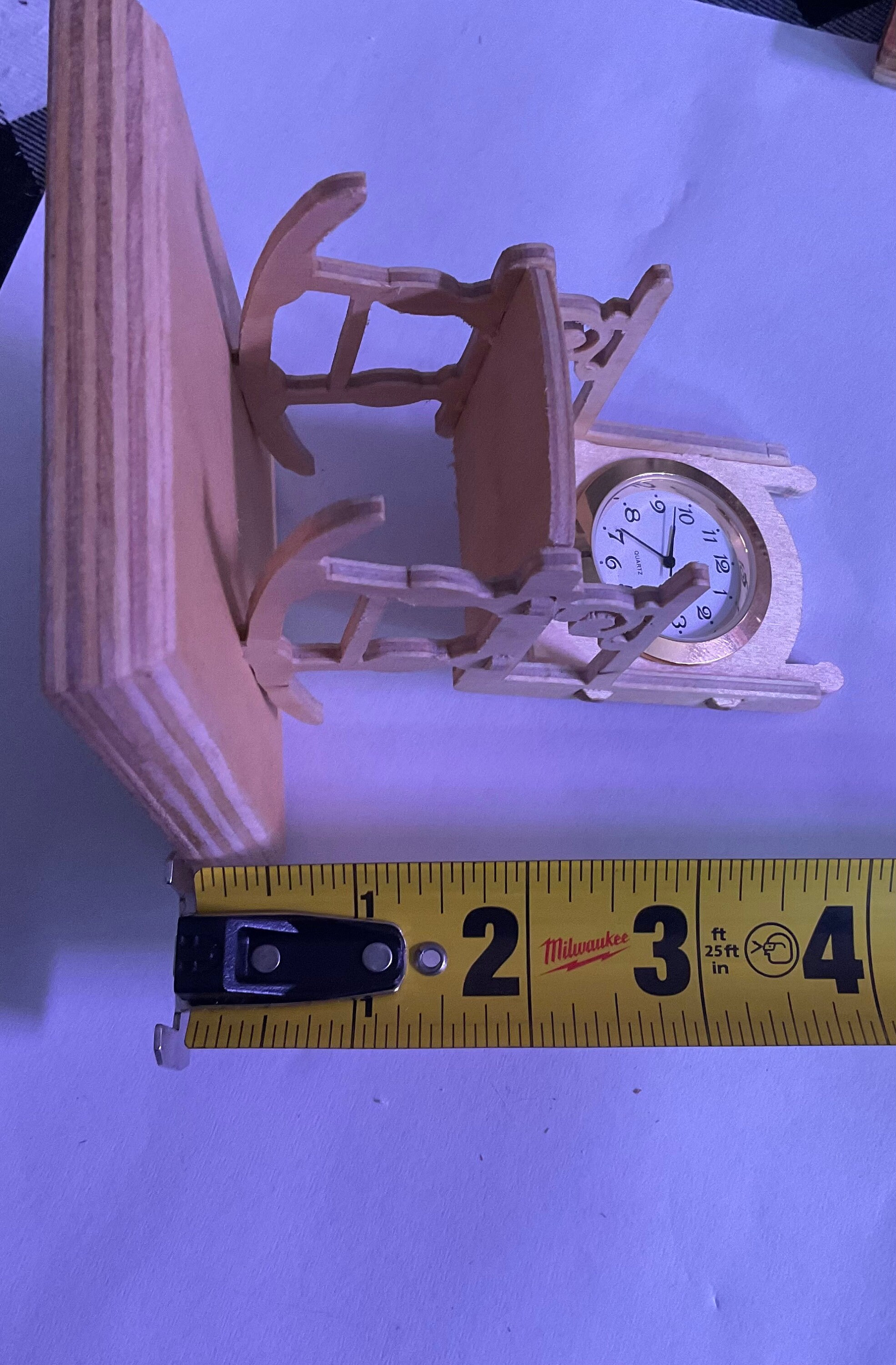 Miniature Handmade Rocking Chair Clock - Etsy