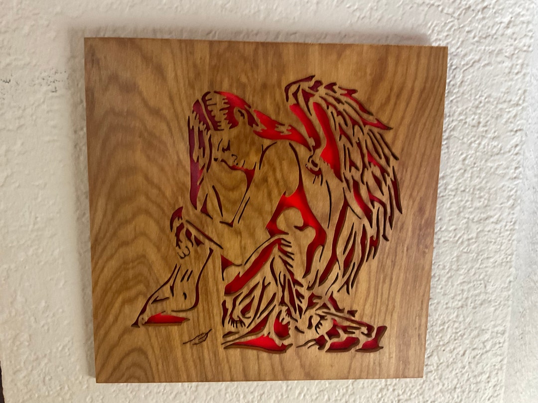 Angel Scroll Saw Art - Etsy