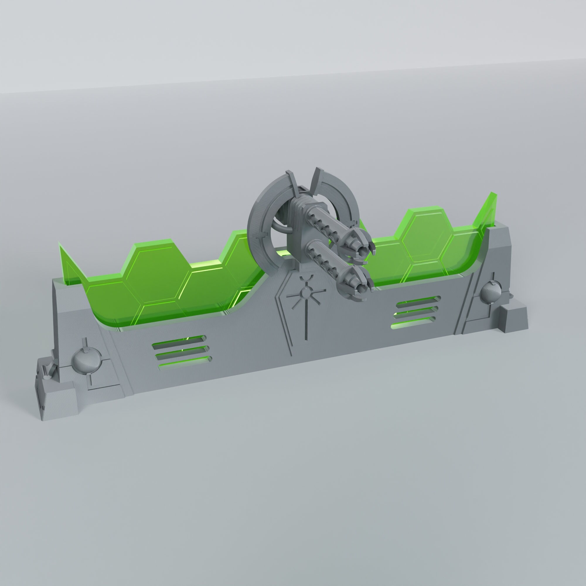 Necron Energy Shield Barriers Terrain 3d Printed With Laser Cut Acrylic ...