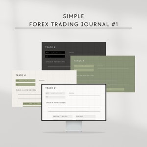 Simple Forex Trading Journal - Etsy