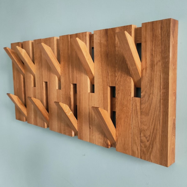 Wood Wall Piano Coat Rack - Etsy