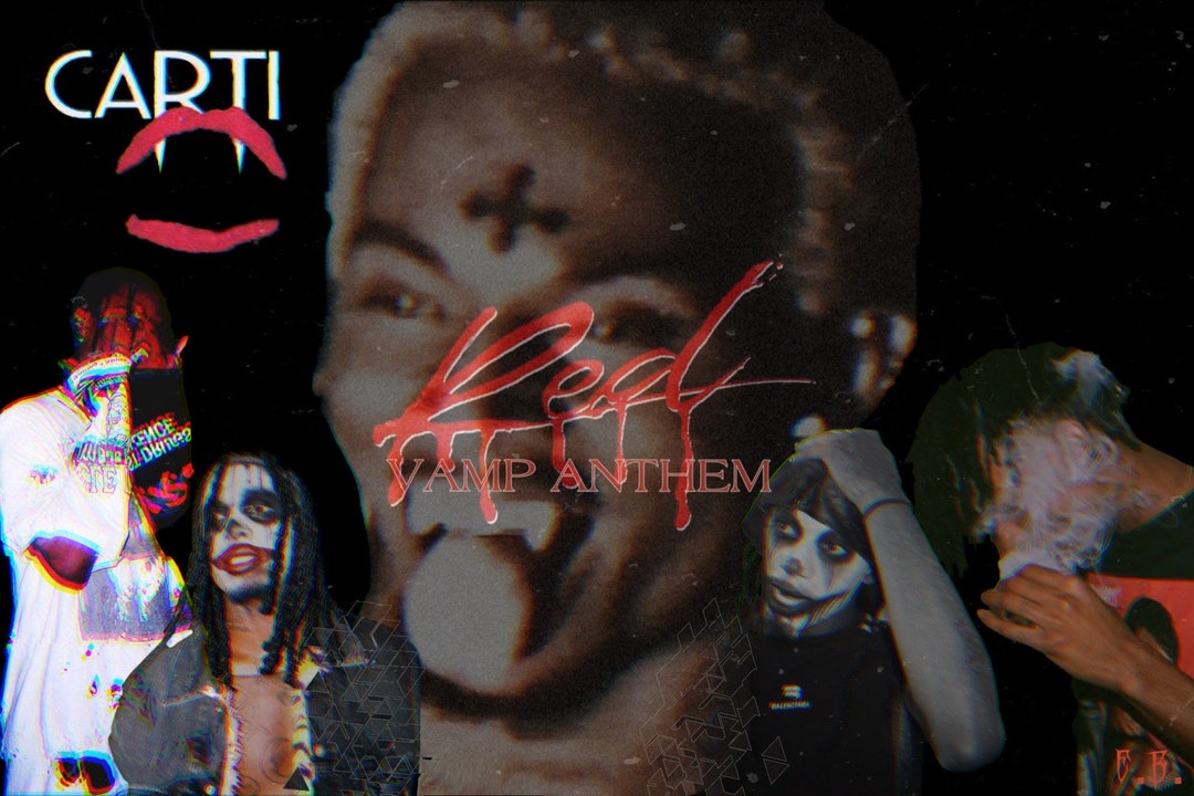Playboi Carti Poster Red Vamp Anthem - Etsy