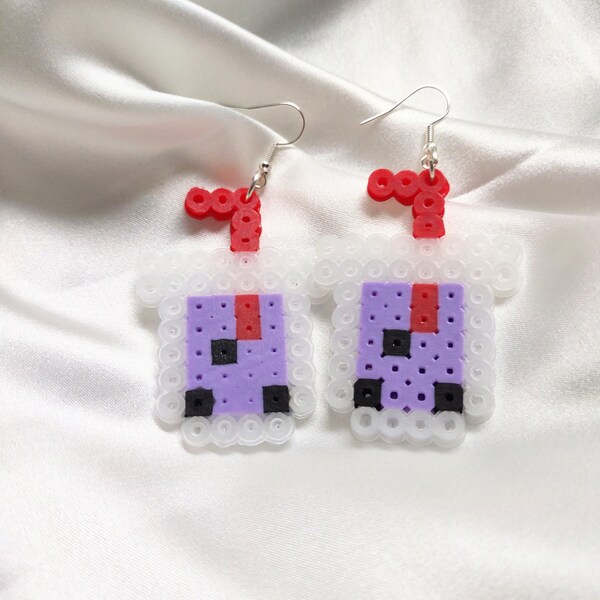 Perler Bead Earrings - Etsy