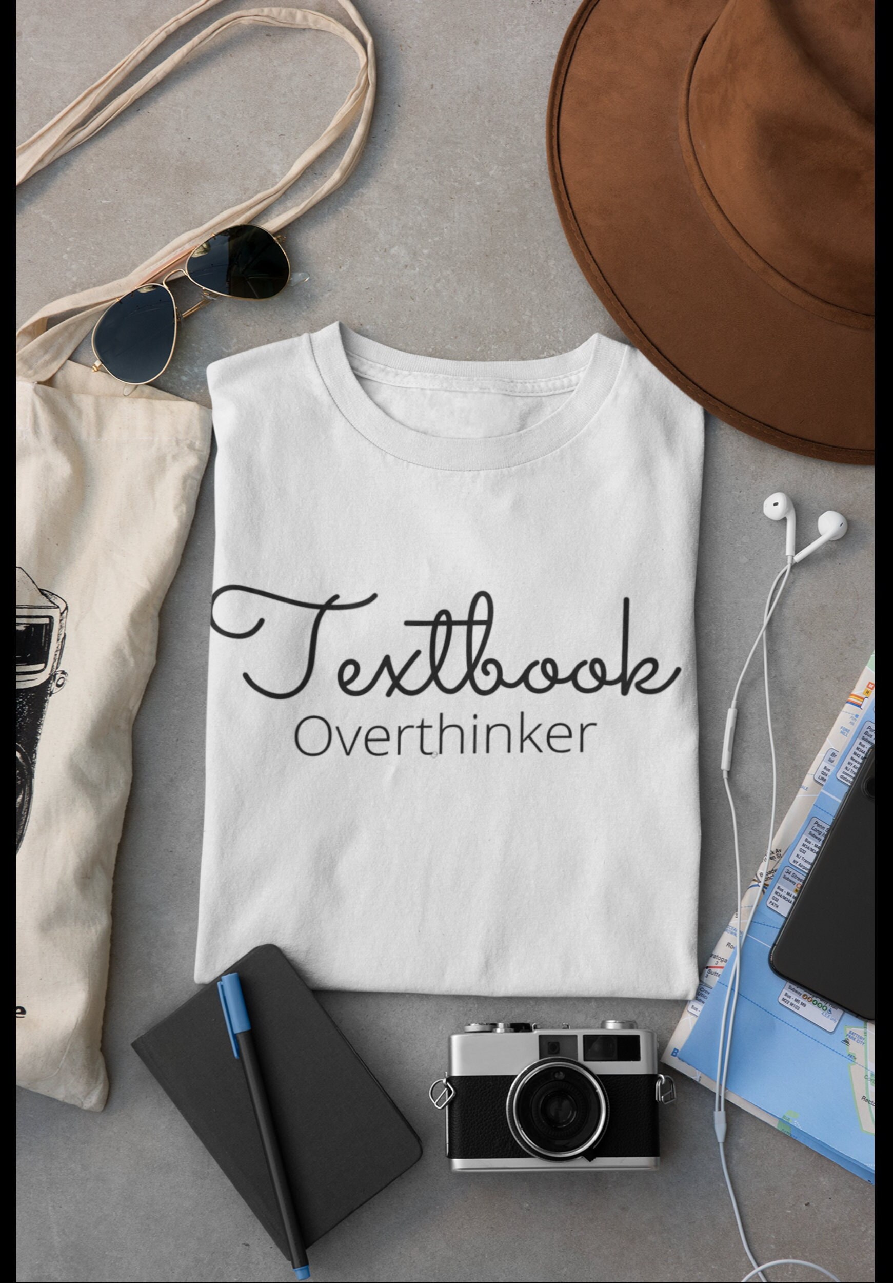 Textbook Overthinker SVG - Etsy