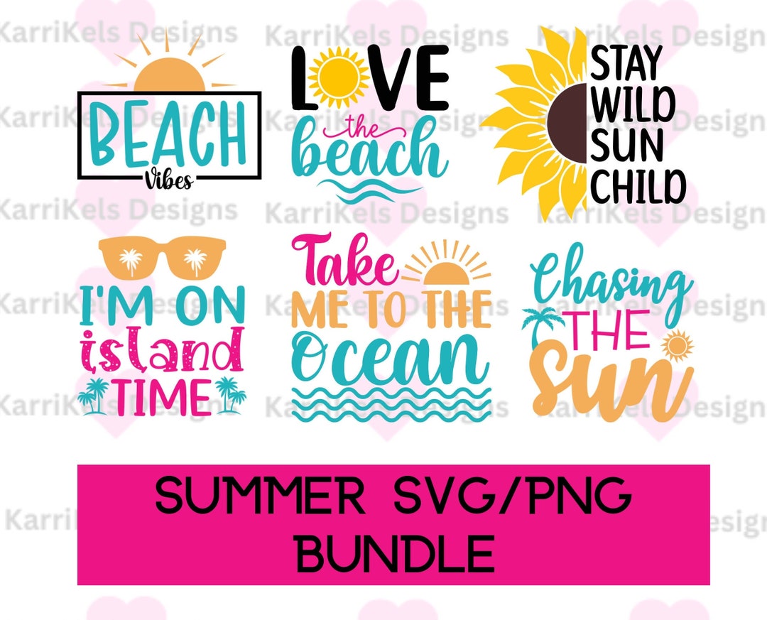 Summer Svg Bundle - Etsy