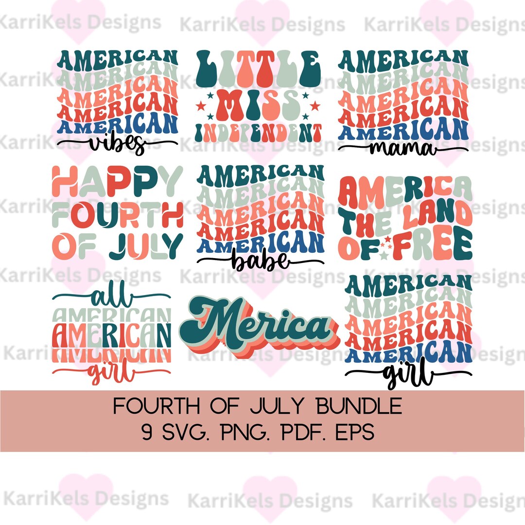 Fourth of July Bundle SVG - Etsy