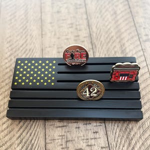 Military Wood Challenge Coin Display Case Durable Wooden Army Desk ...