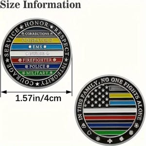 First Responder Challenge Coin Token of Respect Gratitude for ...