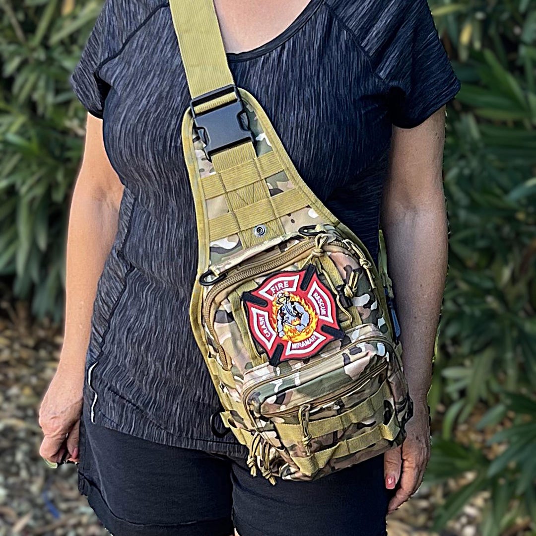 Crossbody Sling Bag First Responder Camo Style Shoulder Backpack ...