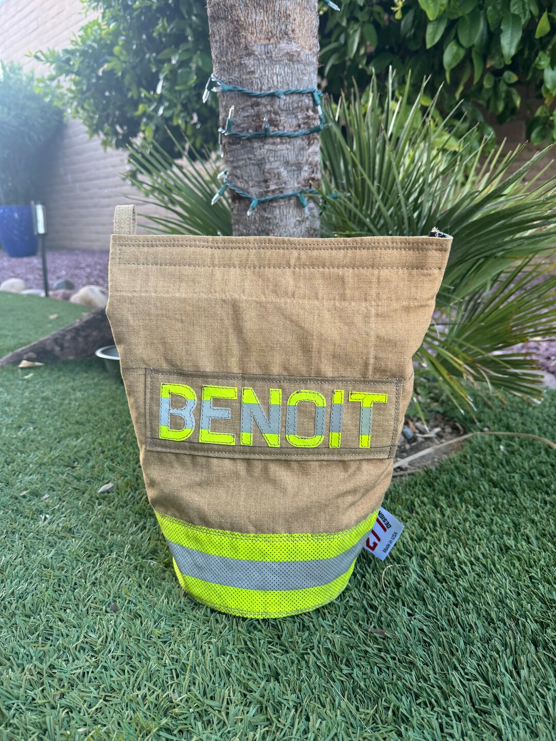 Fireman Personalized Durable SCBA Mask Bag Accessory Tool Pouch for ...