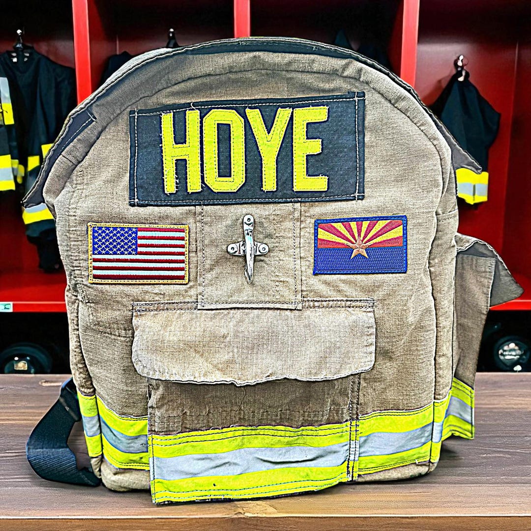 First Responder Spacious Personalized Gift Bag Custom Upcycled ...