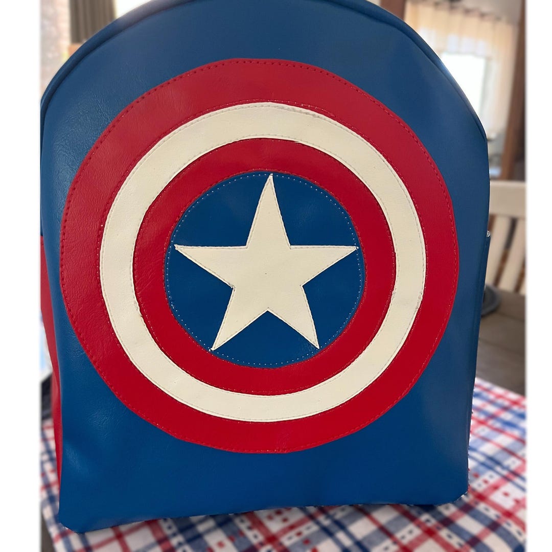 Captain America School Backpack School Supplies Marvel Hero Birthday ...
