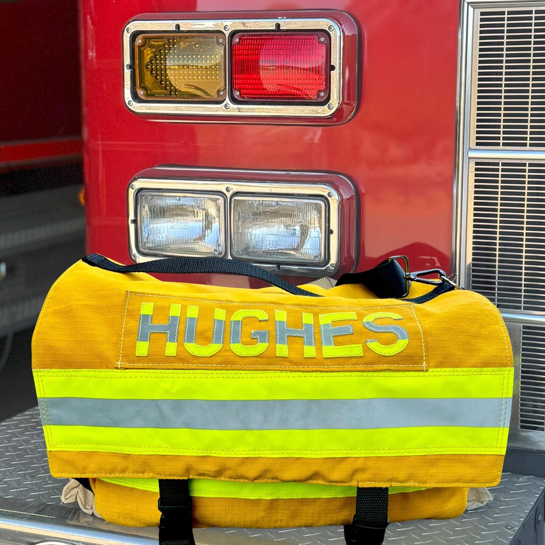 Fire Gear Baby Diaper Bag Firefighter Accessory Unique Diaper Bag ...