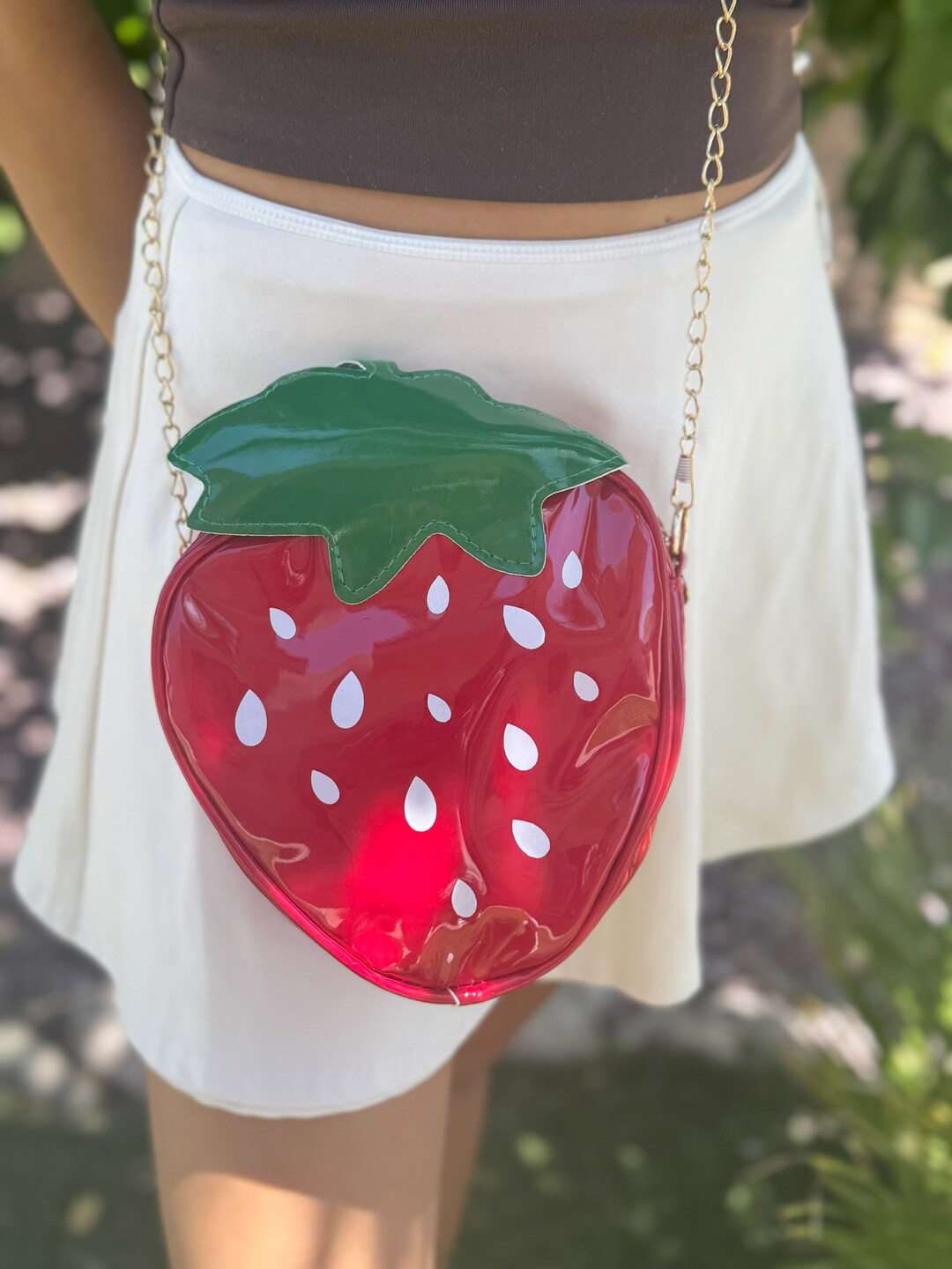 Seasonal Style, Summer Fruit Purse for Her, Strawberry Crossbody ...