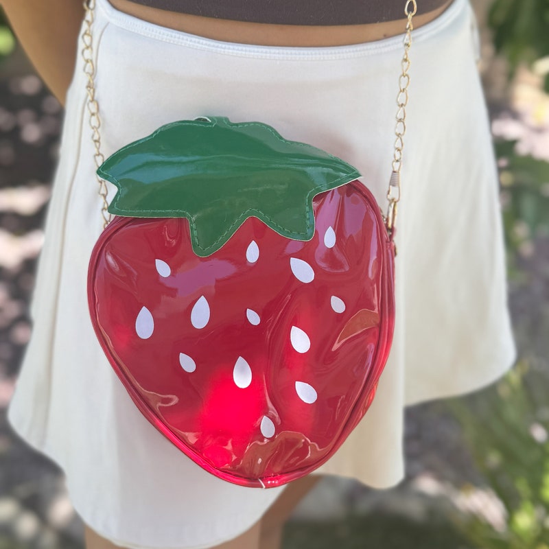Strawberry Handbags - Etsy