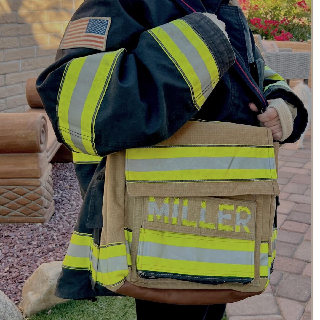 Firefighter Briefcase Messenger Bag Fire Gear Women's Mother's Day Gift ...