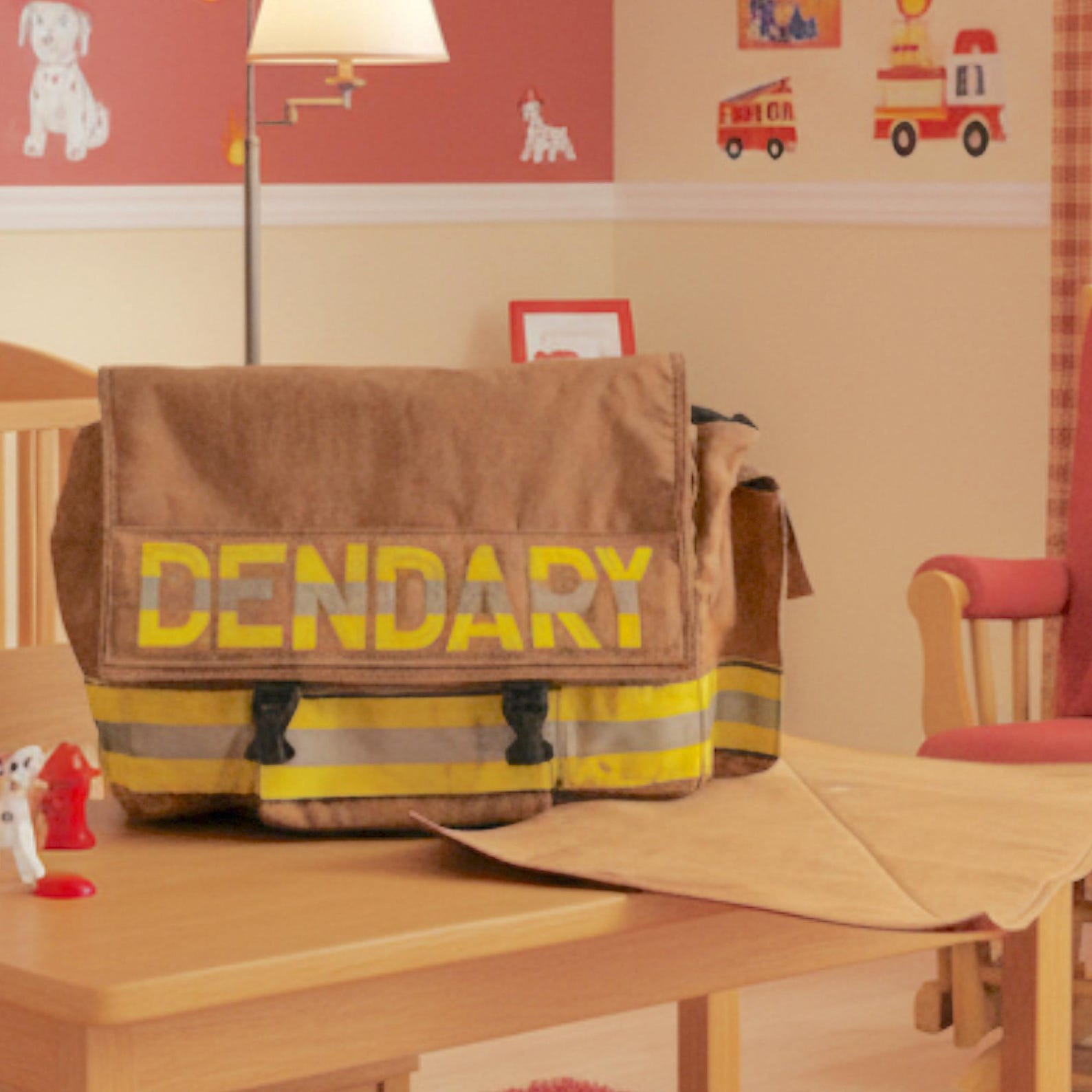 Firefighter Diaper Bag for Fireman Parent Baby Shower Personalized Gift ...